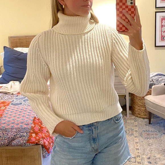 Goop | Sweaters | Goop Turtleneck Chunky Sweater | Poshmark